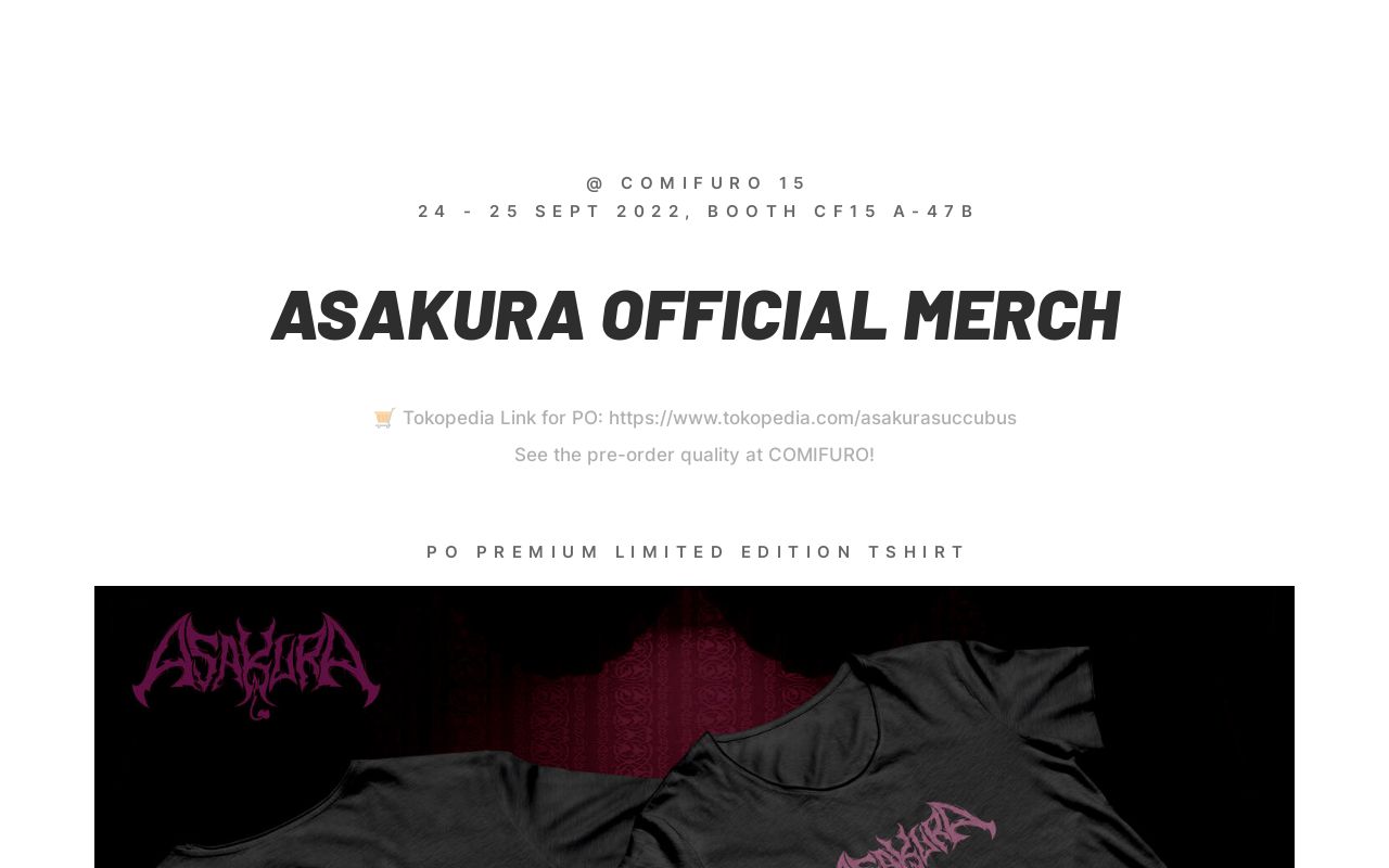 Merch Asakura Succubus